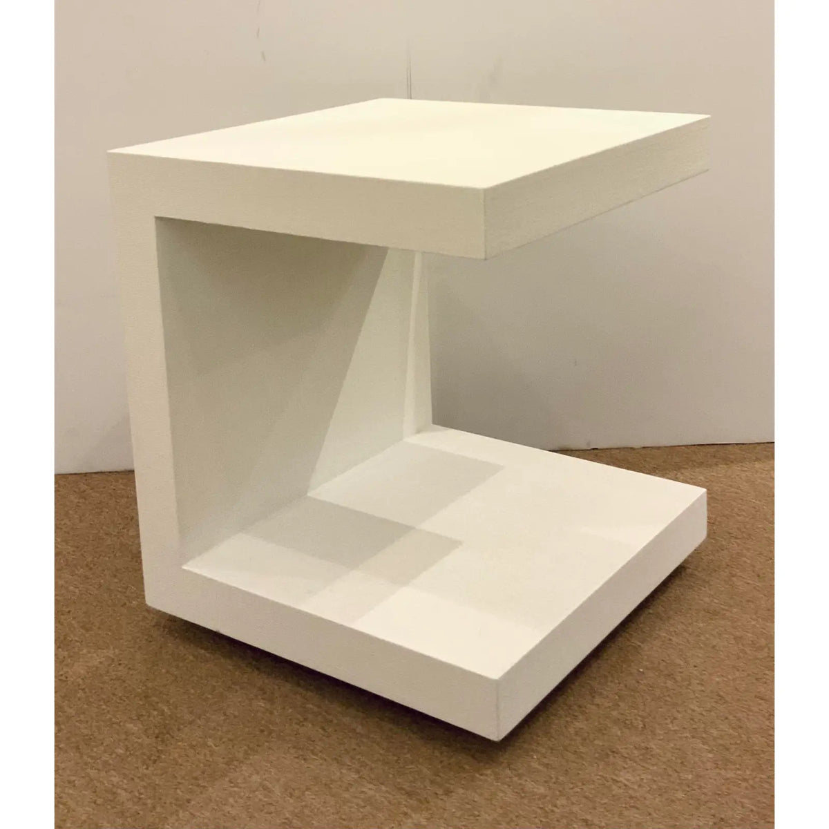 Bungalow 5 Modern Linen White Tea Side Table – Salvage & Co Indy