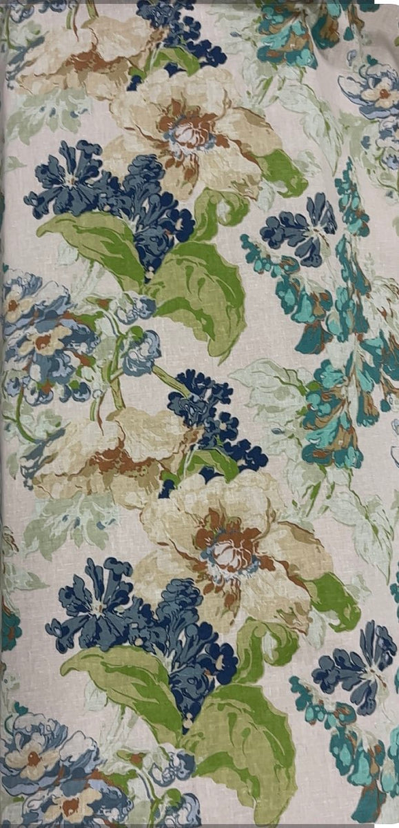 4 yards Fabric Print, Linen Blend – Salvage & Co Indy