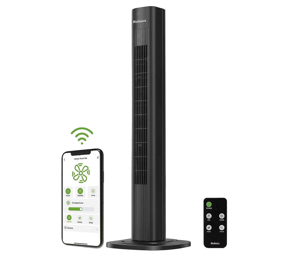 SmartConnect Wi-Fi 3-Speed Tower Fan with Remote – Salvage & Co Indy