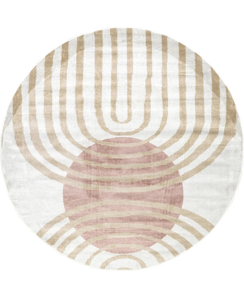 Campbell Shandra Sky 6'x6' Round Area Rug – Salvage & Co Indy