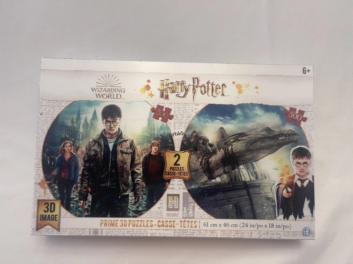 Wizarding World 3D Image Puzzle 2 Puzzle 500 Pieces – Salvage & Co Indy
