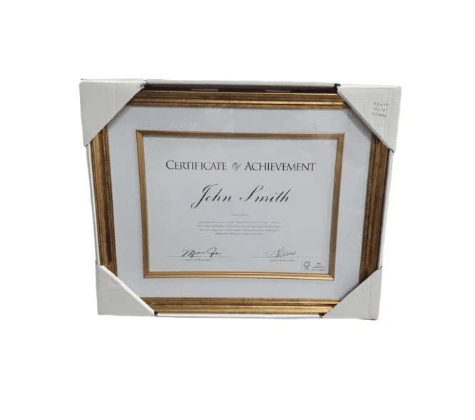 Matted Certificate Frame - Set of 4 – Salvage & Co Indy