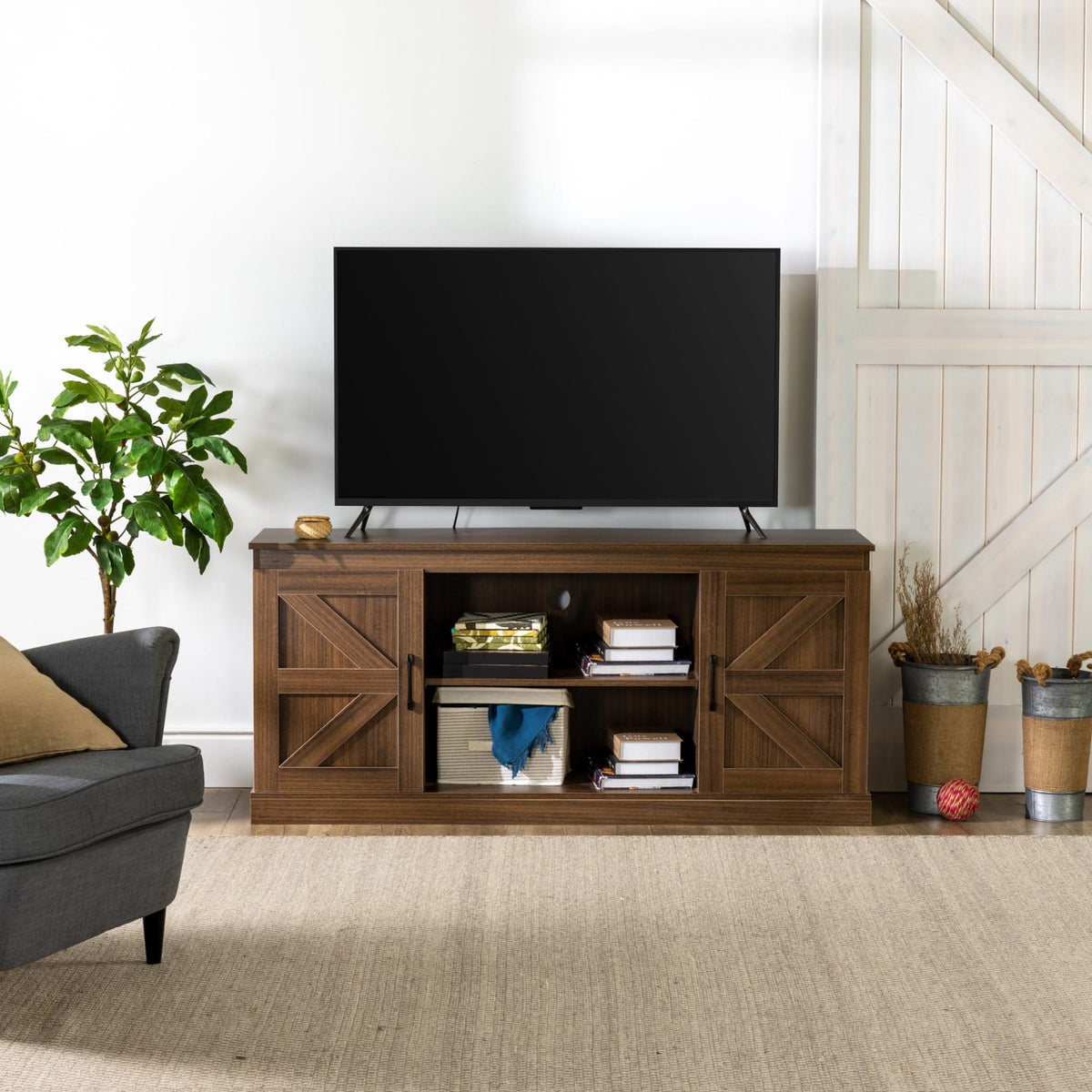 Wade TV Stand for TVs up to 65” – Salvage & Co Indy