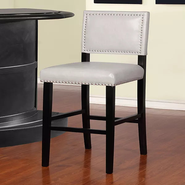 Linon Blake Faux-Leather Bar Stool – Salvage & Co Indy