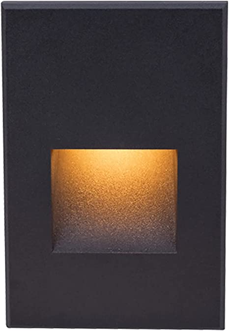 LED 12V Vertical Indoor or Outdoor Step and Wall Light Amber 1800K Bui ...