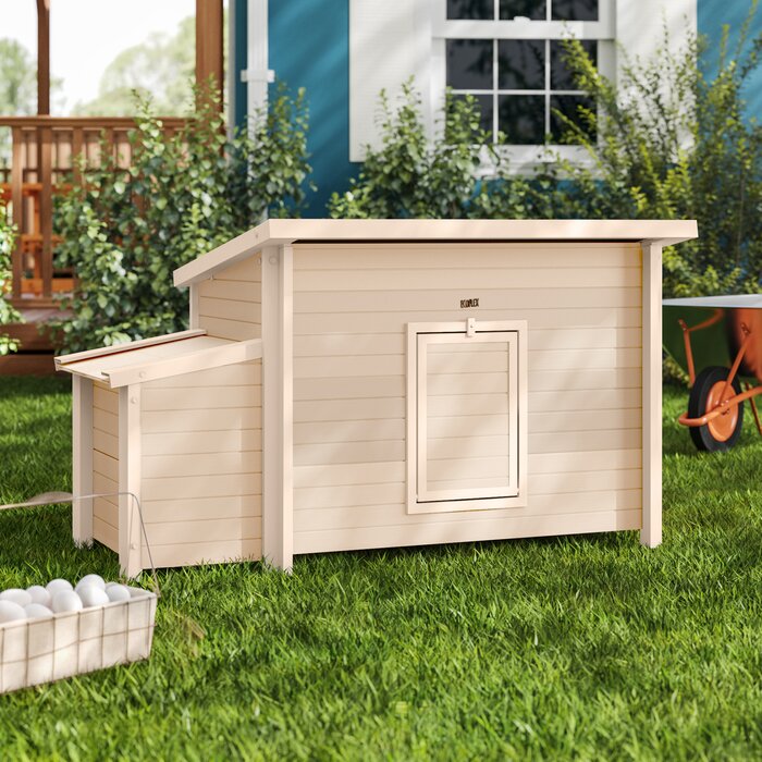 Achilles 10.6 Square Feet Chicken Coop with Nesting Box – Salvage & Co Indy