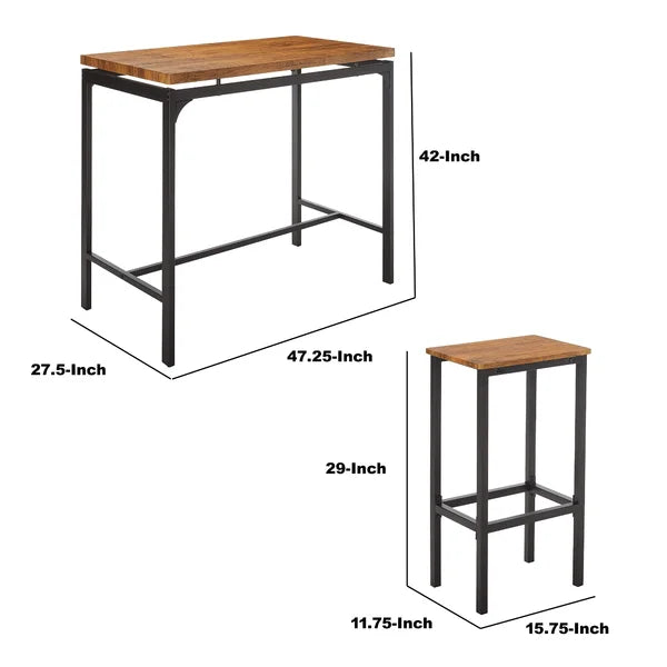 Amahri 4 - Person Bar Height Dining Set – Salvage & Co Indy