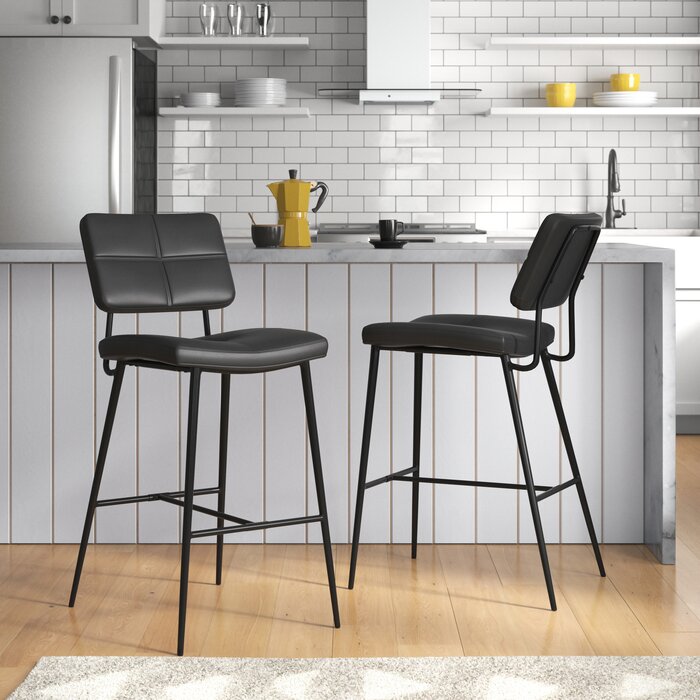 Augie Bar Stool (Set of 2) – Salvage & Co Indy