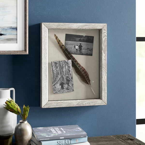 Brazeal Shadow Box Linen Display Area Picture Frame – Salvage & Co Indy