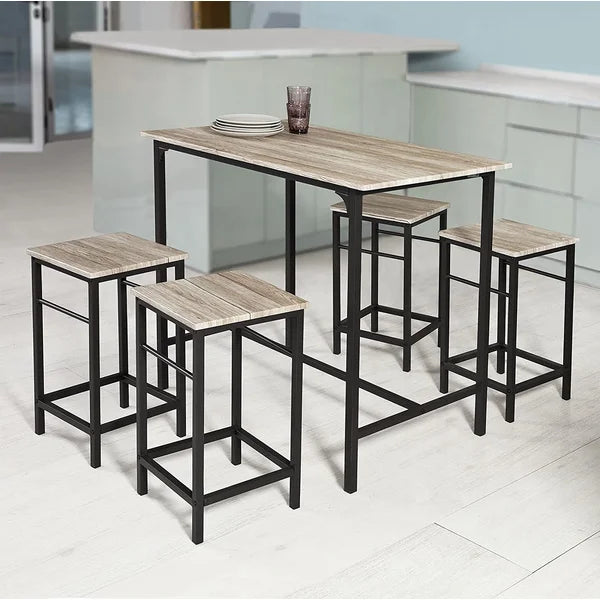 Briyah 4 - Person Counter Height Dining Set – Salvage & Co Indy