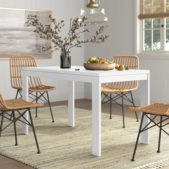 Captiva Birch Solid Wood Dining Table – Salvage & Co Indy
