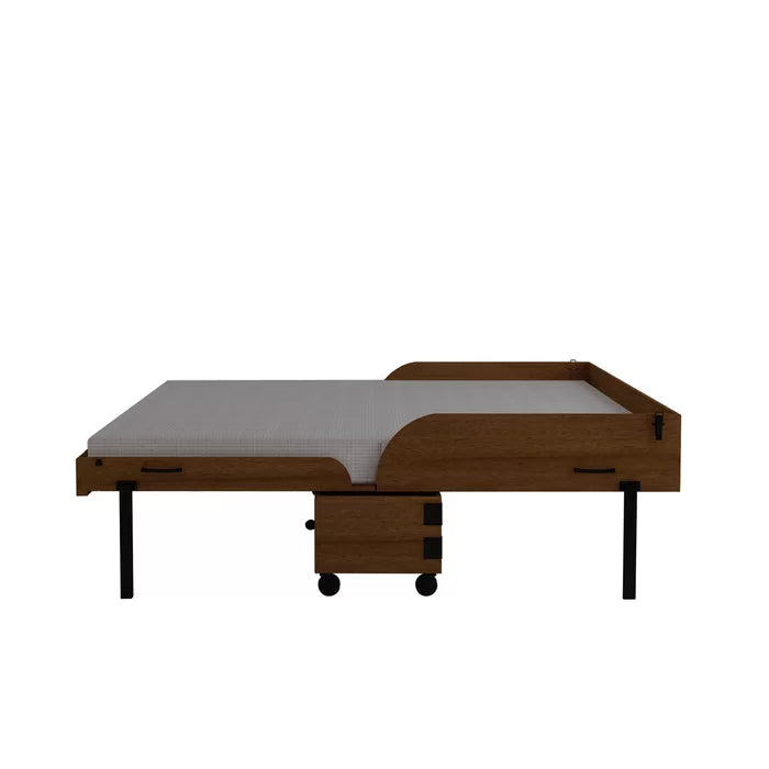 Caribou Queen Solid Wood Mobile Murphy Bed – Salvage & Co Indy