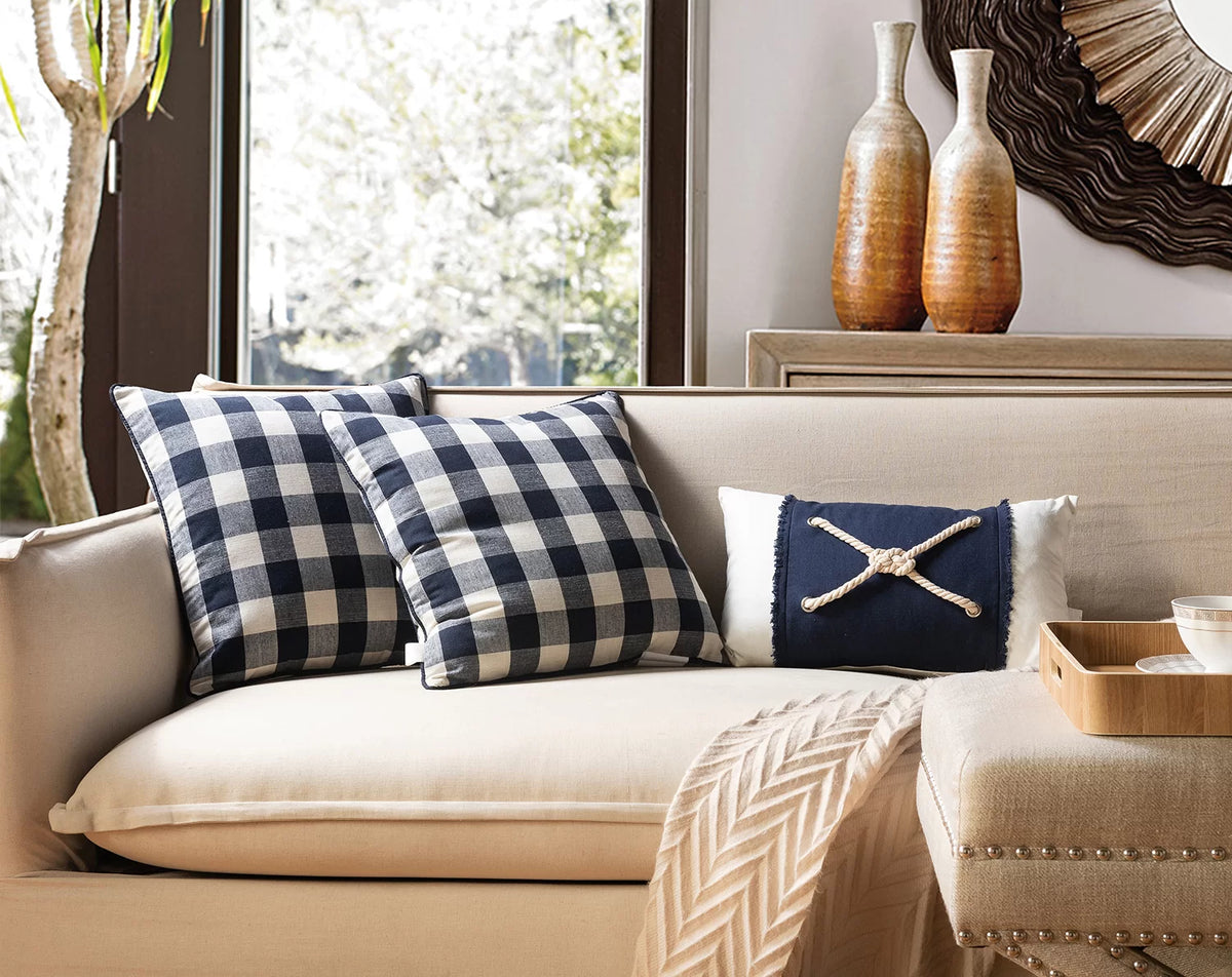 Champlain Square Pillow Cover and Insert (Set of 2) – Salvage & Co Indy