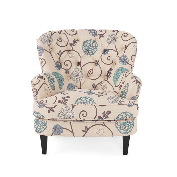 Cynthia Floral Armchair – Salvage & Co Indy