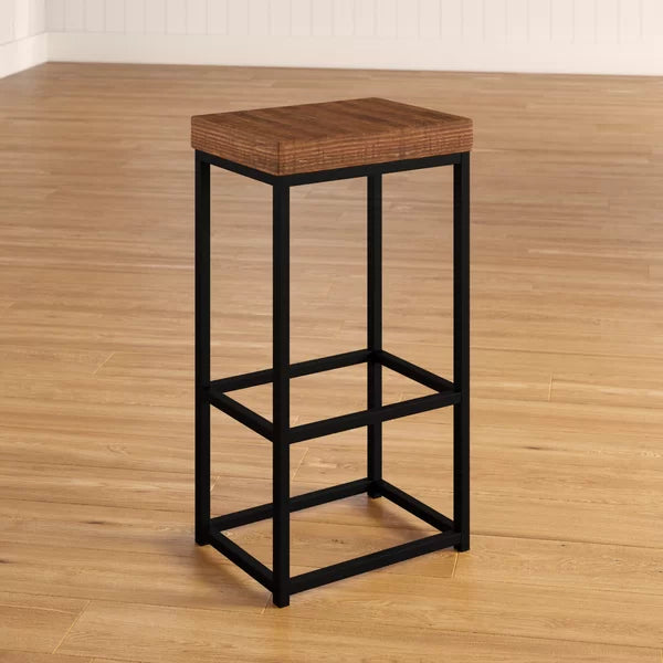 Debby Solid Wood Bar Stool – Salvage & Co Indy