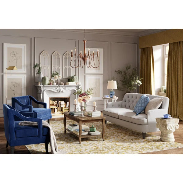 Francoise Solid Wood Coffee Table with Storage – Salvage & Co Indy