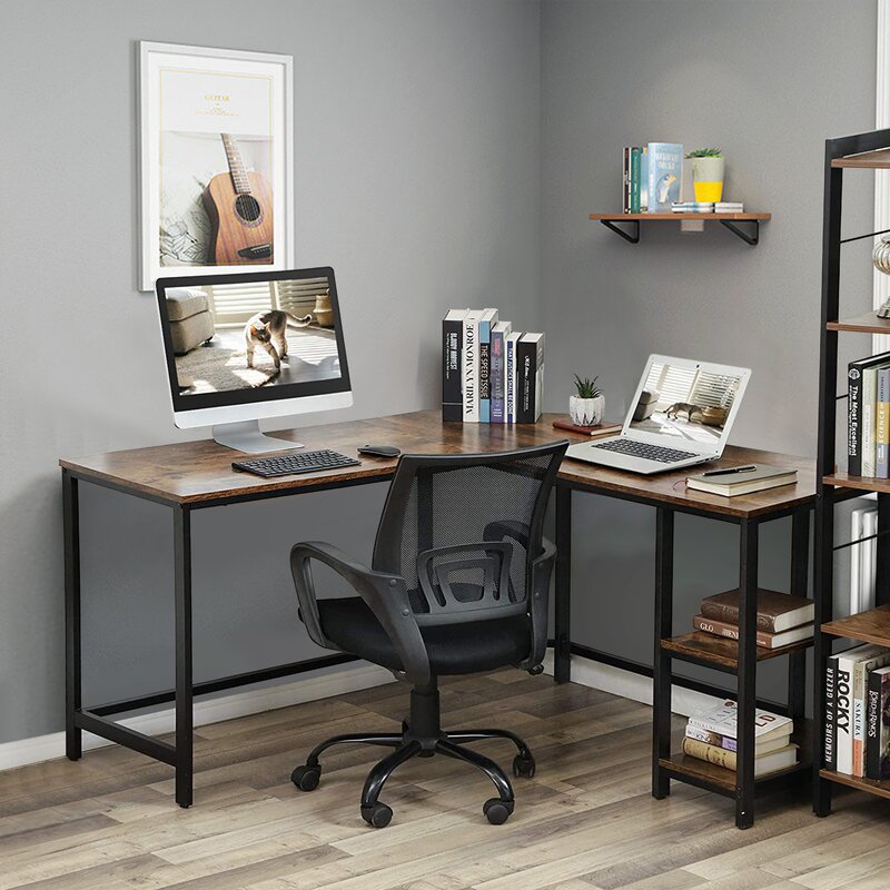 Harvin L-Shape Writing Desk pt593 – Salvage & Co Indy