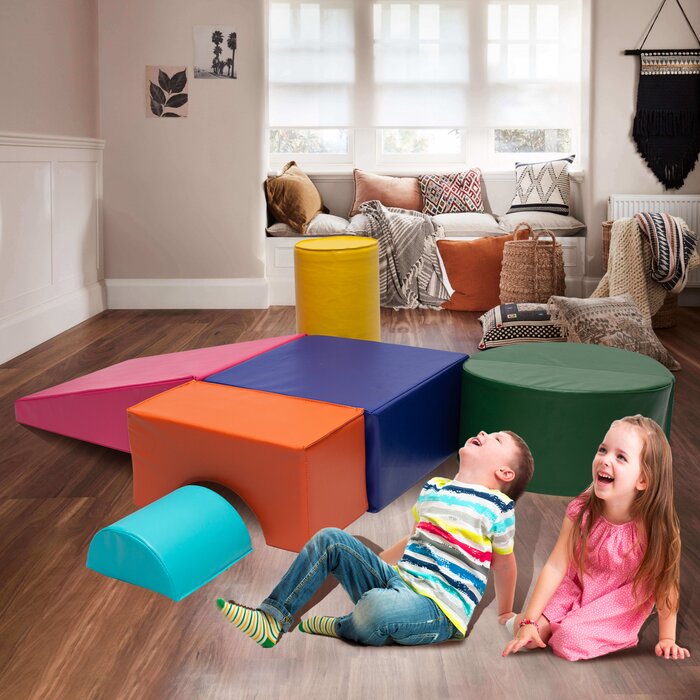 Indoor Toddler Soft Foam Corner Structure Play Toy Nugget Couch Kids B ...