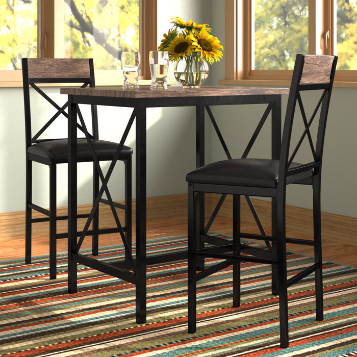 Kardos 2 - Person Counter Height Dining Set – Salvage & Co Indy
