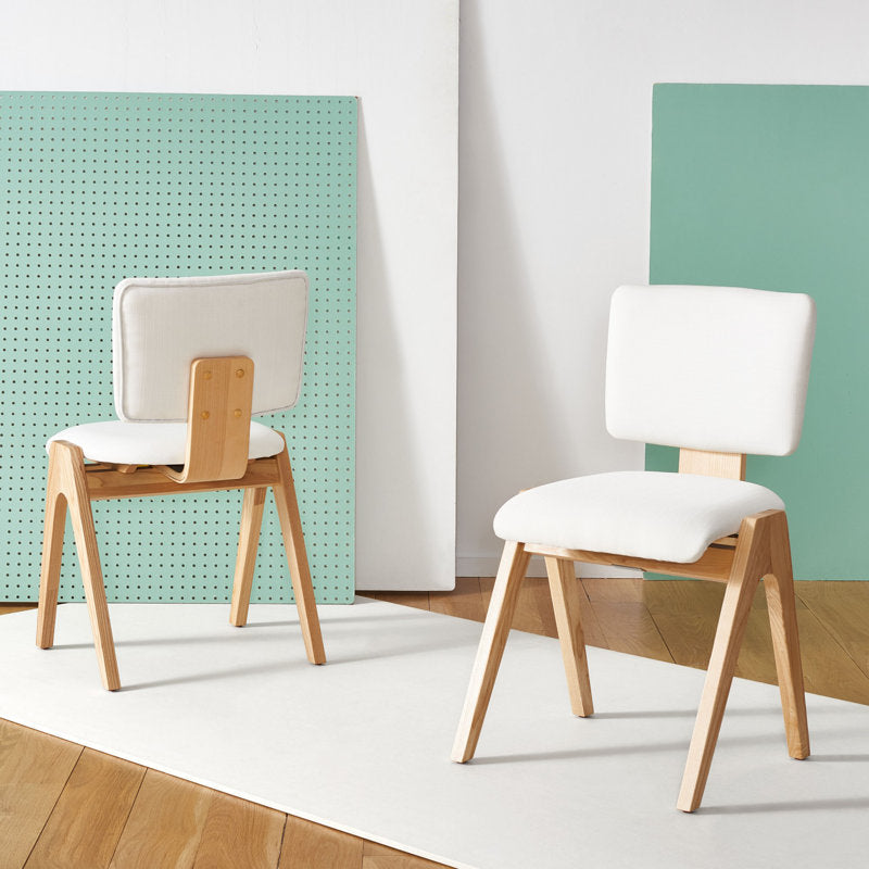 SET OF 4 Ozzy Wood Dining Chairs – Salvage & Co Indy