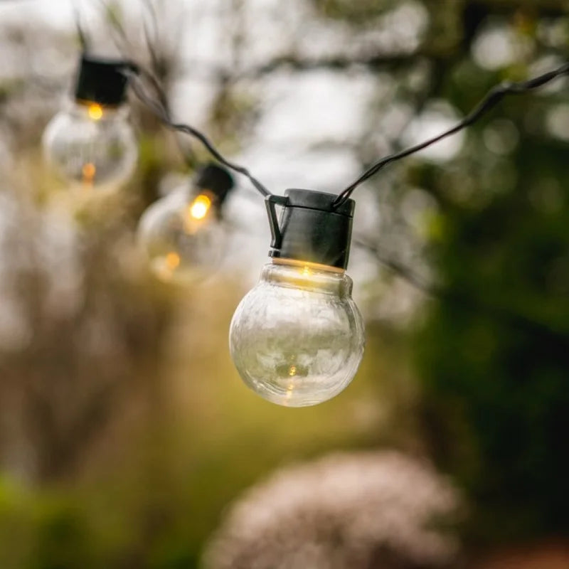 Lanai 10 - Bulb Globe String Light – Salvage & Co Indy