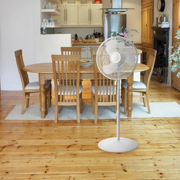 Lasko 16 Inch 3 Speed Oscillating Adjustable Stand Pedestal Floor Fan ...