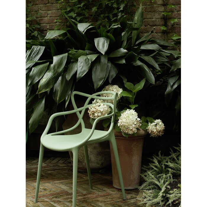 Sage Green Masters Stacking Arm Chair (Set of 2) – Salvage & Co Indy