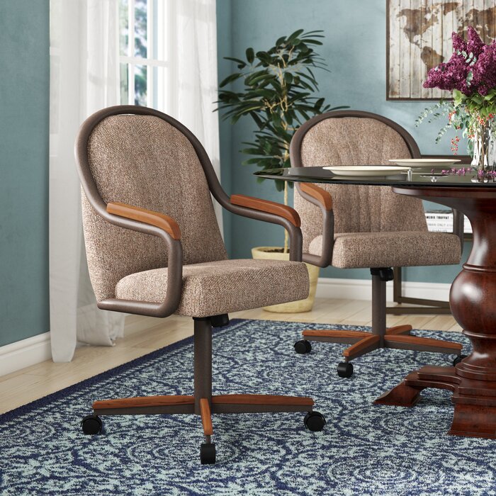 Set of 2 - Moore Dining Armchairs, Oatmeal (#21) – Salvage & Co Indy