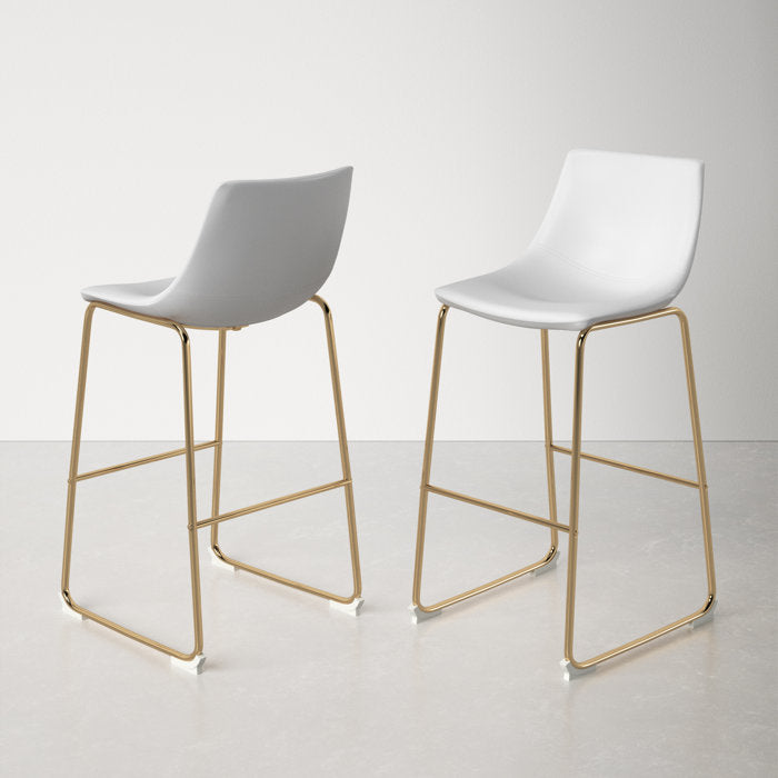 Nia Bar Stool (29" Seat Height) (Set of 2) – Salvage & Co Indy