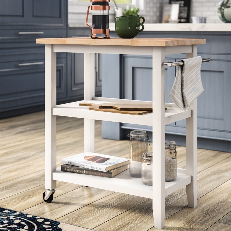 Raabe Kitchen Cart - #8860T – Salvage & Co Indy