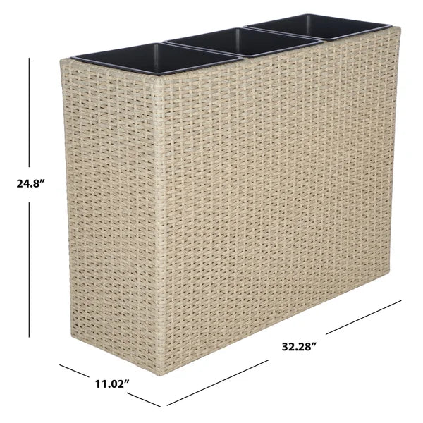 Rita 1 - Piece Wicker Planter Box – Salvage & Co Indy