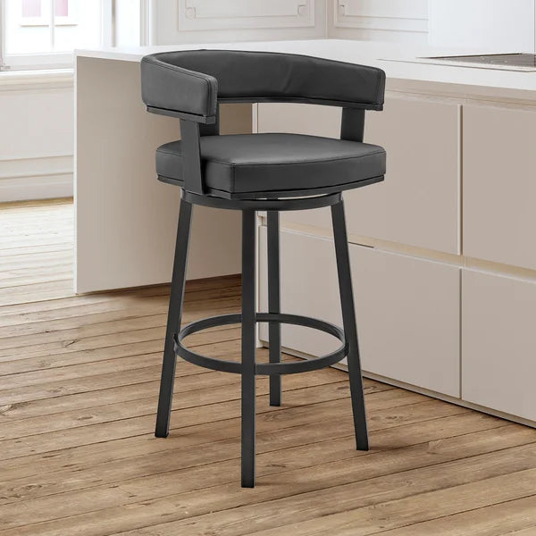 Rodarte Swivel Bar Stool (SET OF 3) (3 BOXES) – Salvage & Co Indy