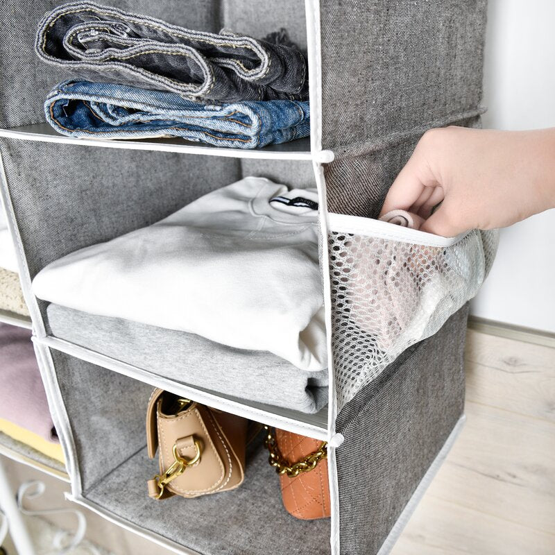 Savion Moth Proof Fabric Hanging Organizer B4-DS351 – Salvage & Co Indy
