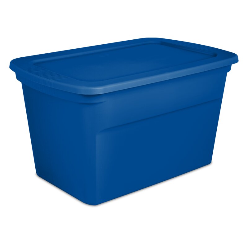 Sterilite Stackable Storage Plastic Tubs and Totes (Set of 6) – Salvage ...