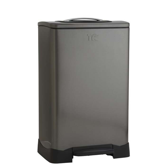 Trash Krusher 13.2 Gallon Trash Can – Salvage & Co Indy Trash Krusher 13.2 Gallon Trash Can – Salvage & Co Indy