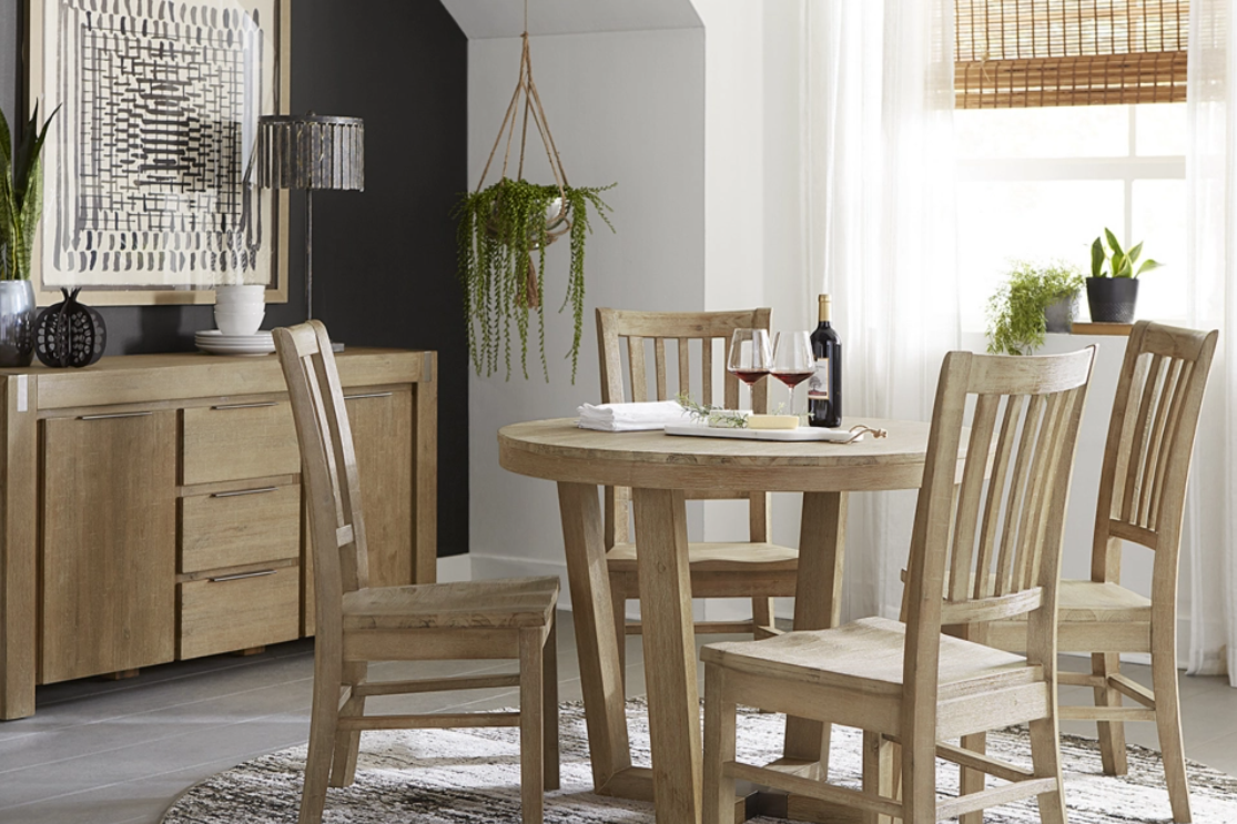 Sherman Round Dining Table (TOP) – Salvage & Co Indy