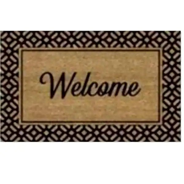 Welcome Border Printed 24 in. x 36 in. Coir Mat – Salvage & Co Indy