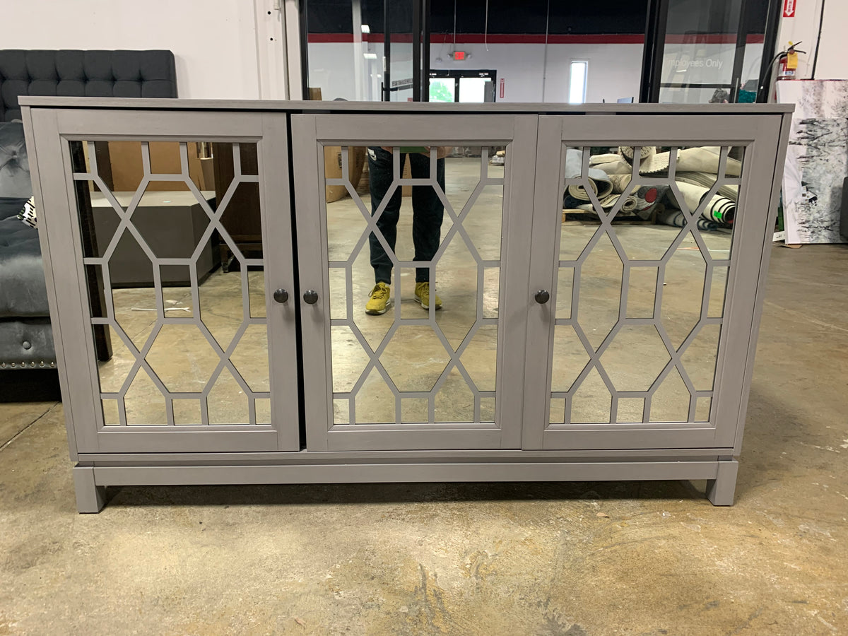 Mirrored Grey Sideboard – Salvage & Co Indy