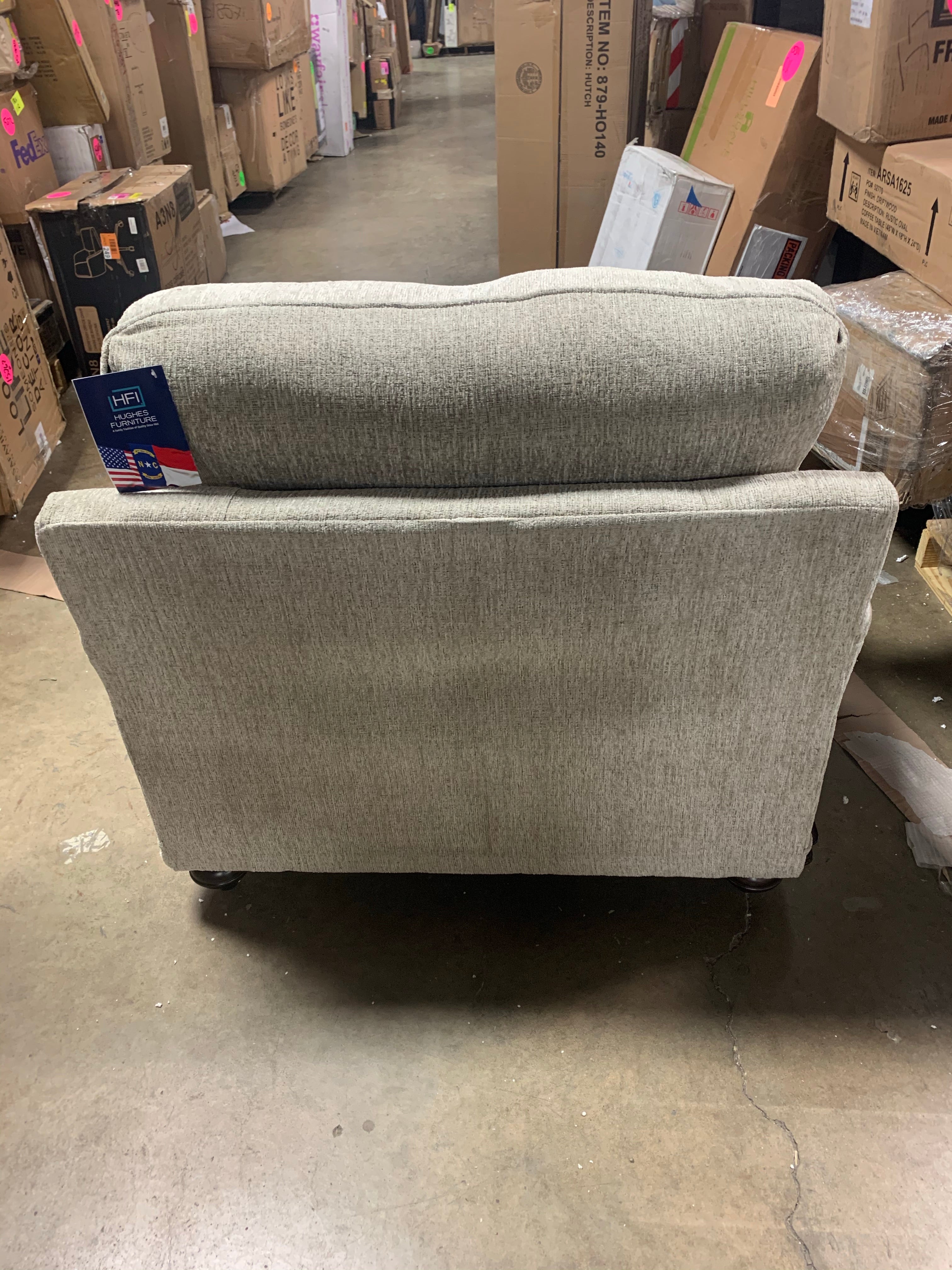 Light Almond Hovis Club Chair Salvage Co Indy